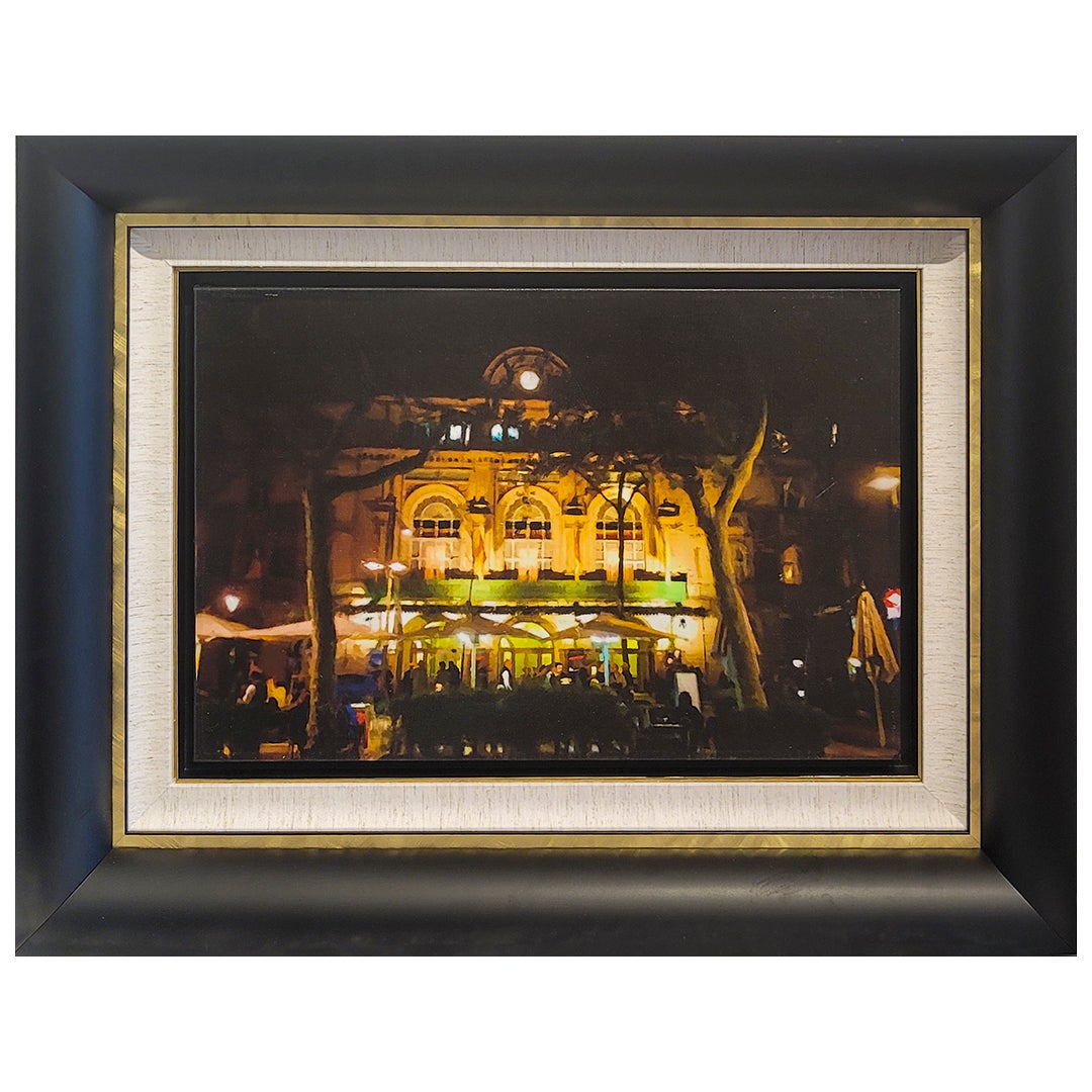 Barcelona Opera at Liceu | Original Mixed Media Painting by Matthew ...