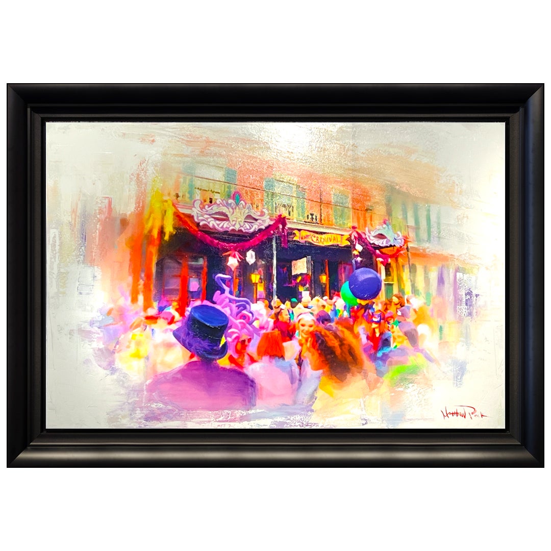 Carnival at Toulouse Theatre | Original Mixed Media Painting by Matthew ...