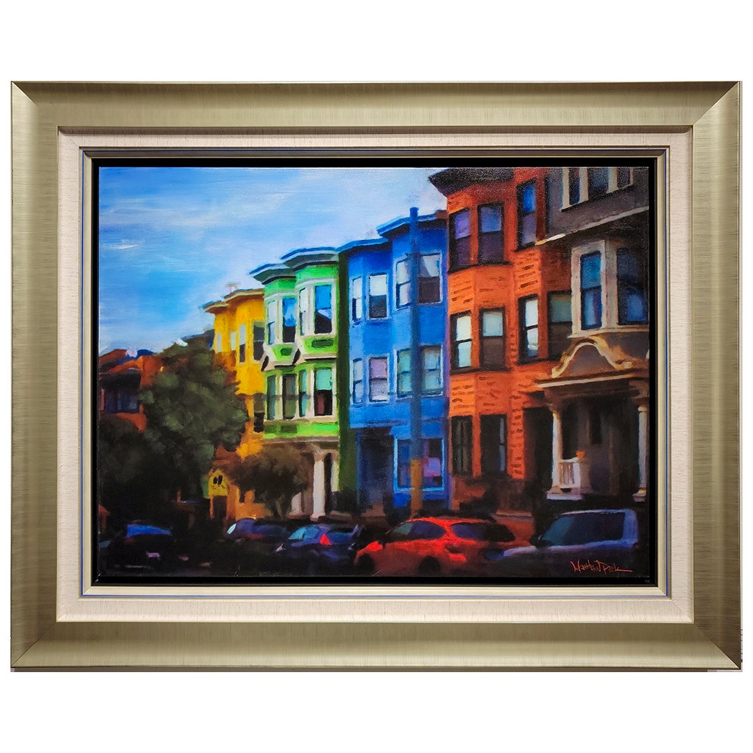 Painted Ladies | Original Mixed Media Painting by Matthew Peck ...