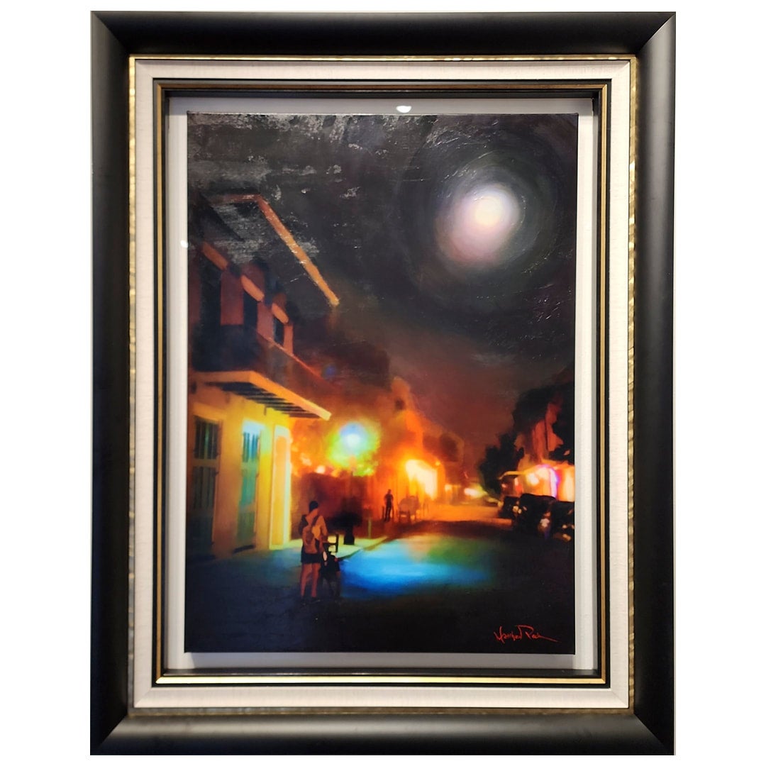 Under the Moonlight | Original Mixed Media Painting by Matthew Peck ...