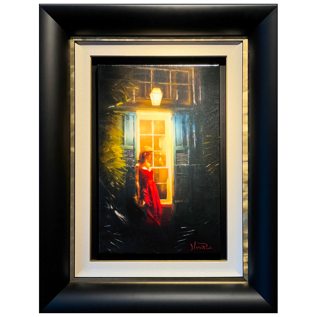 Courtyard Beauty | Original Mixed Media Painting by Matthew Peck ...